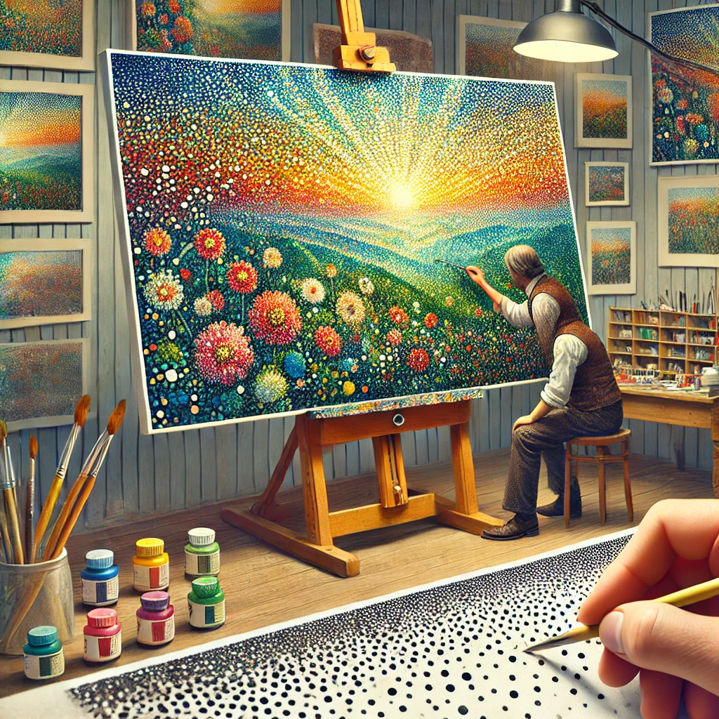 Teknik Pointilisme dalam Seni Lukis: Keajaiban dari Titik-Titik ...