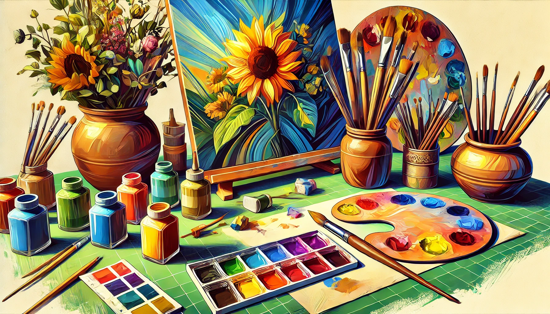 Teknik Gouache dalam Lukisan: Seni yang Uni - Kreasi Vortixel