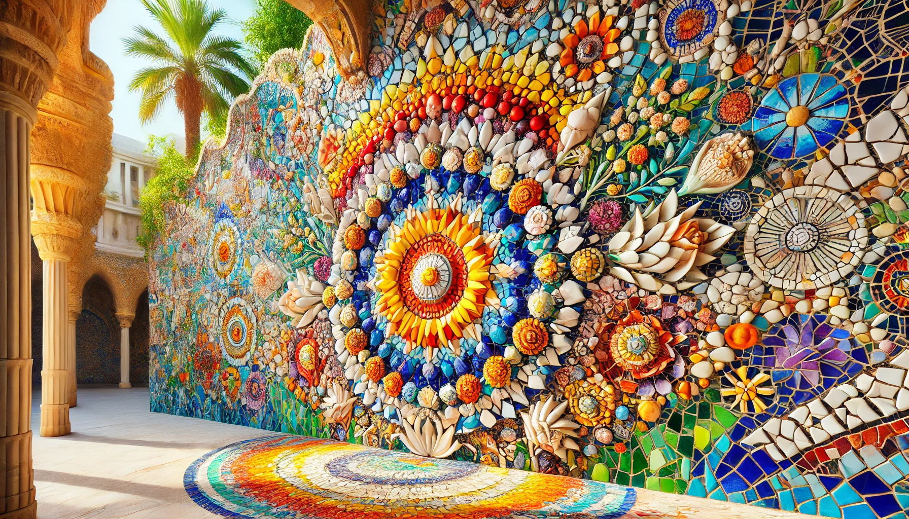 Teknik Trencadís dalam Seni Mozaik: Seni Pecahan yang Keren - Kreasi ...