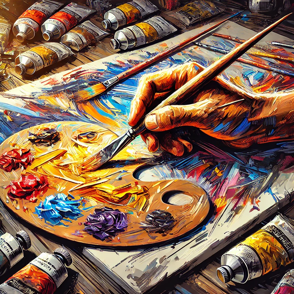 Teknik Palette Knife Painting: Seni Lukis yang Penuh Tekstur - Kreasi ...