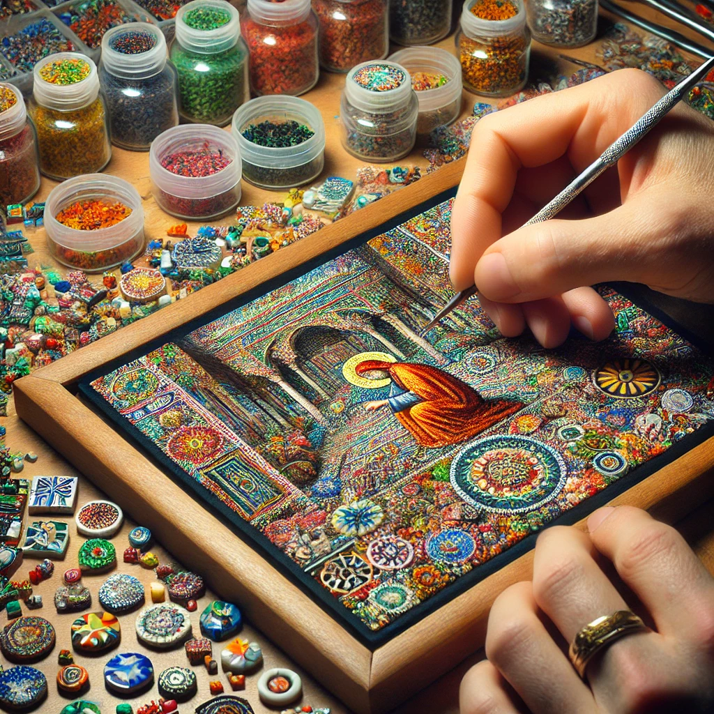 Teknik Mosaik Mikro dalam Seni: Seni dengan Sentuhan Kecil - Kreasi ...