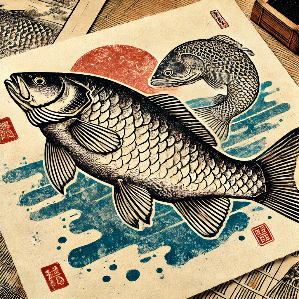 Gyotaku: Seni Cetak Tradisional Jepang dengan Ikan - Kreasi Vortixel